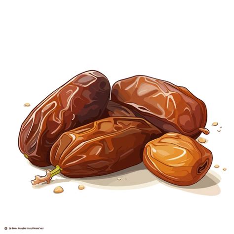 premium vector dates vector on white background