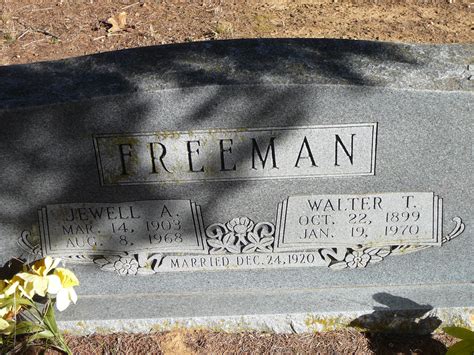 Jewell Agnes Vice Freeman 1903 1968 Find A Grave Memorial