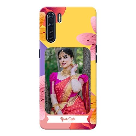 Buy Oppo F15 Mobile Covers 3 Image With Vintage Floral Design