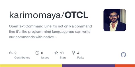 Github Karimomayaotcl Opentext Command Line Its Not Only A Command Line Its Like
