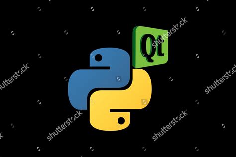 Pyqt Logo Black Background Editorial Stock Photo Stock Image Shutterstock