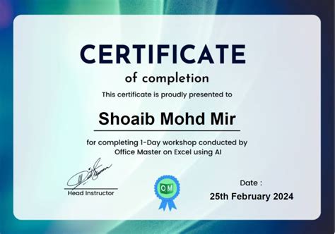 Shoaib Mir On Linkedin Im Thrilled To Share That I Have Successfully Completed The 1 Day