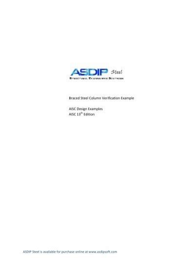 Composite Column Design Example Aisc Design Talk