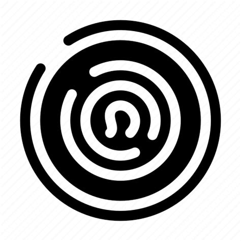 Fingerprint Identity Security Biometric Scan Icon Download On