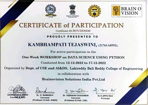 Kambhampati Tejaswini On Linkedin Datascienceusingpython Lbrce