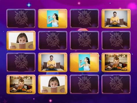 Actions 2 Memory Game Matching Pairs