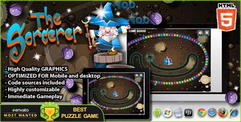 Html5 Game The Sorcerer Zuma Clone Code This Lab Srl