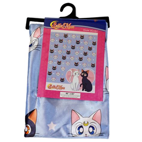 Gee Sailor Moon R Luna Artemis Pastel Stylethrow Blanket Versions