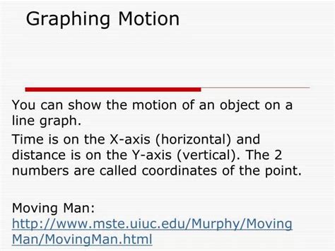 PPT Graphing Motion PowerPoint Presentation Free Download ID 4374112