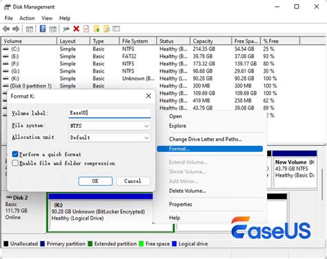 Bagaimana Memformat Drive Usb Bitlocker Terenkripsi