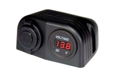 Surface Mount Usb Socket And Voltmeter 1224v Input Radio And