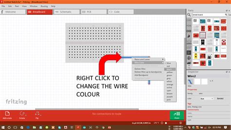 how to make a circuit using fritzing trybotics