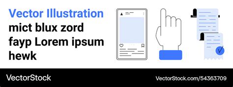 Modern Digital Interaction Elements Royalty Free Vector