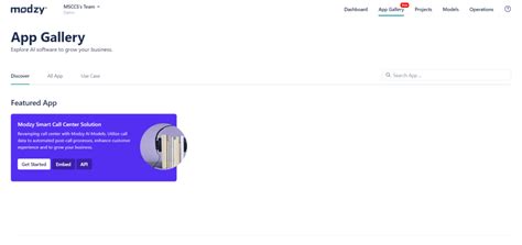 Modzy Smart Call Center Solution Devpost