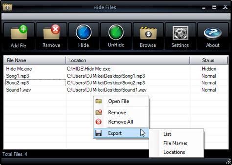 Hide Files Full Source Code By MSDJMike CodeCanyon