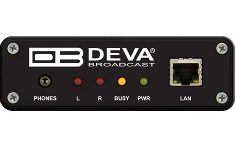 Deva Db90 Rx Ip Audio Decoder He Aac V1 And 2 And Mpeg 1 Layer 3