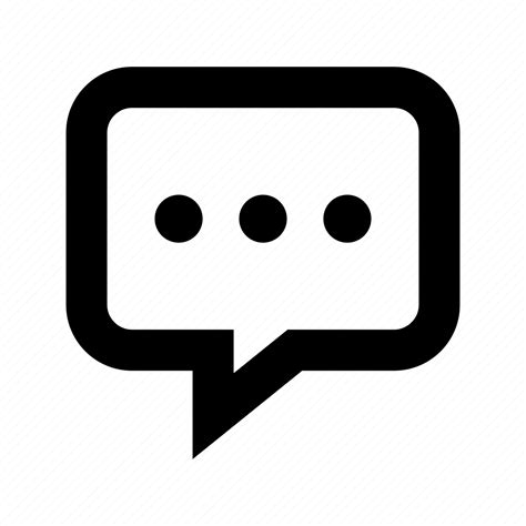 Bubble Dots Speech Chat Message Icon Download On Iconfinder