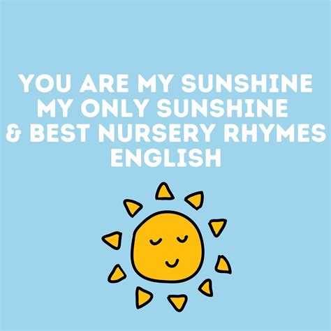 You Are My Sunshine Words