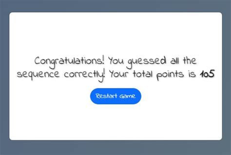 Memorize The Sequence Game Using Html Css And Js Sourcecodester