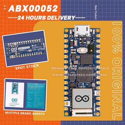 1個 很多 Arduino Nano Rp2040 Connect Abx00052 Rp2040 開發板全新原裝 蝦皮購物