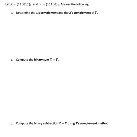 Let X 1100112 And Y 111002 Answer The Following A Determine