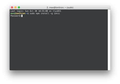 new to the command line ionic blog