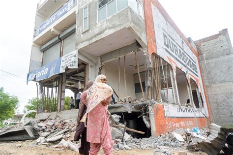 Buildings Belonging To Particular Community Brought Down As Exercise