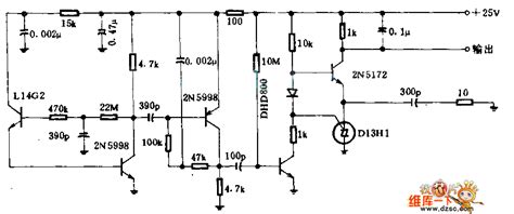 The Circuit Diagram Of Frequency Modulation Receive In 50 KHz Basic Circuit Circuit Diagram