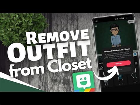 How Do You Remove Outfits From Your Bitmoji Closet