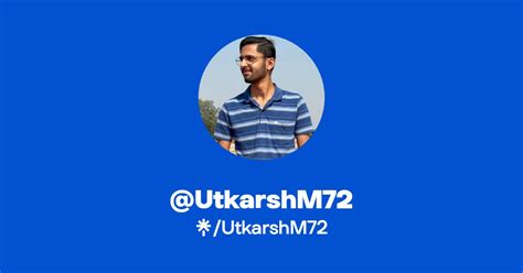Utkarshm72 Instagram Facebook Linktree