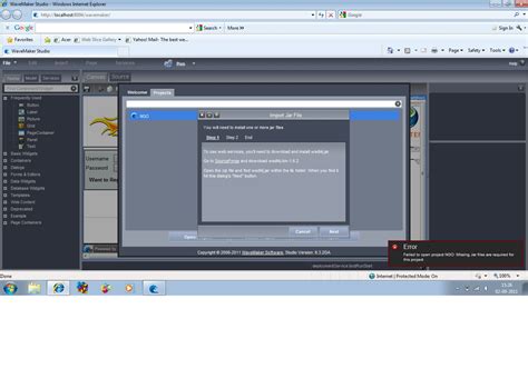 Can Anyone Please Help Unable To Import Project Into Wavemaker Stack