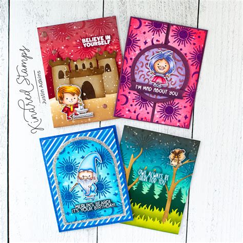 Kindred Stamps July Release Wizards Apprentice Just A Note By Justin