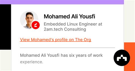 mohamed ali yousfi embedded linux engineer at 2am tech consulting