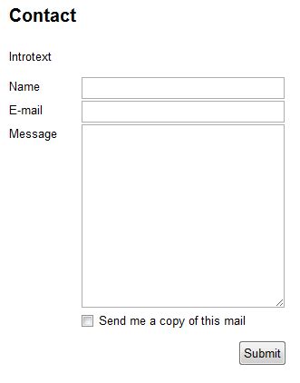 Cultiv Razor Contact Form Our Umbraco