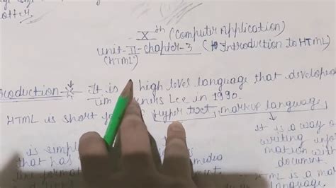 class x computer application unit ii html chapter 3 introduction to
