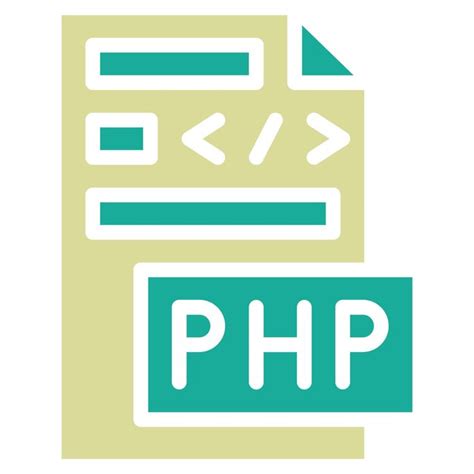 Premium Vector Php File Vector Icon Illustration Of Coding And Development Iconset