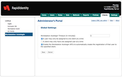 Workstation Autologin