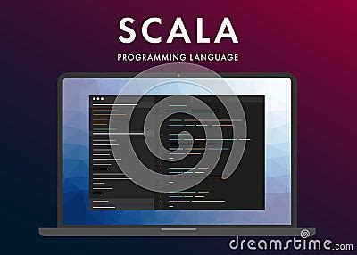 Scala Programming Language Cartoon Vector CartoonDealer