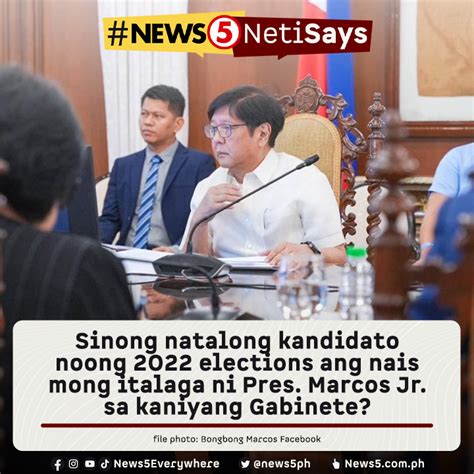News5 on Twitter: "#News5NetiSays | Pag-aaralan aniya Pres. Bongbong Marcos ang pagtatalaga ng ...