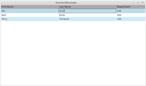Avalonia Datagrid Getting Started