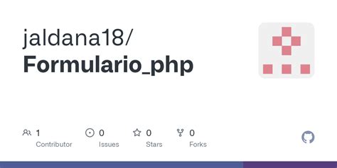 GitHub Jaldana Formulario Php