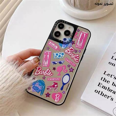 خرید قاب دخترانه گوشی آیفون 11 پرو مکس مدل آینه ای باربی