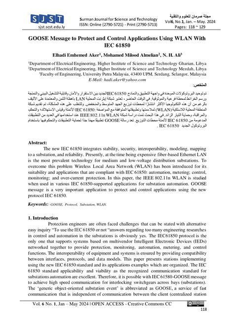 Pdf Goose Message To Protect And Control Applications Using Wlan With Iec 61850