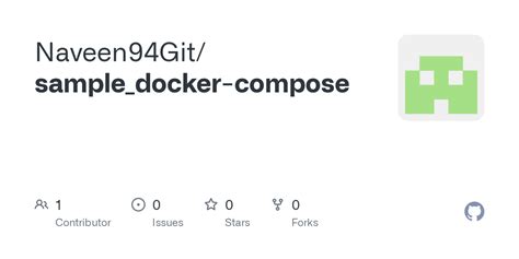 Github Naveen94git Sample Docker Compose