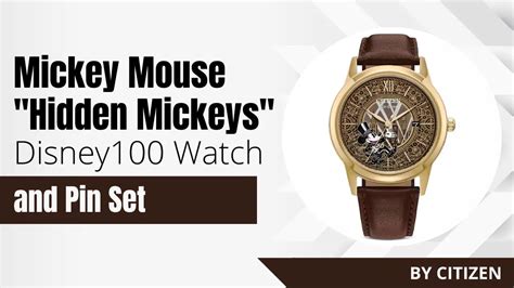 Mickey Mouse Hidden Mickeys Disney100 Watch And Pin Box Set By Citizen Now Available On