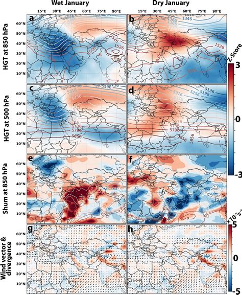 A The HGT Anomaly In Color And The Actual Values Of HGT In Download Scientific Diagram