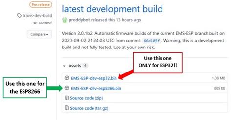Updating The Gateway Firmware To Ems Esp V2 — Ems Gateway Documentation