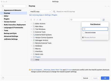 Troubleshooting Problems With Keyboard Shortcuts Intellij Idea Documentation