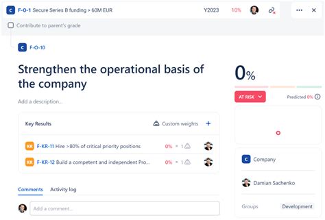 OKR Alignment And Breakdown Oboard