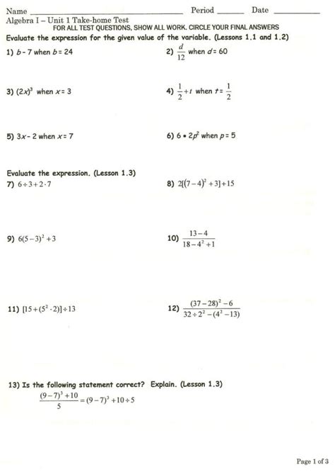 Honors Algebra 2 Factoring Worksheet